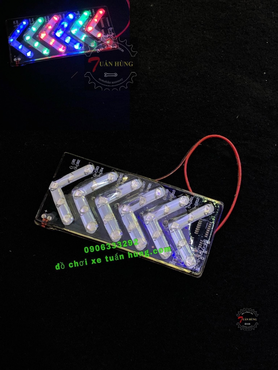 Đèn led mũi tên 12v thông dụng xe máy ô tô